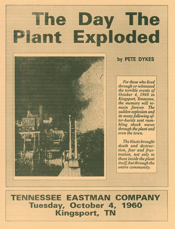 In re: Eastman Explosion in Kingsport – From the Bench