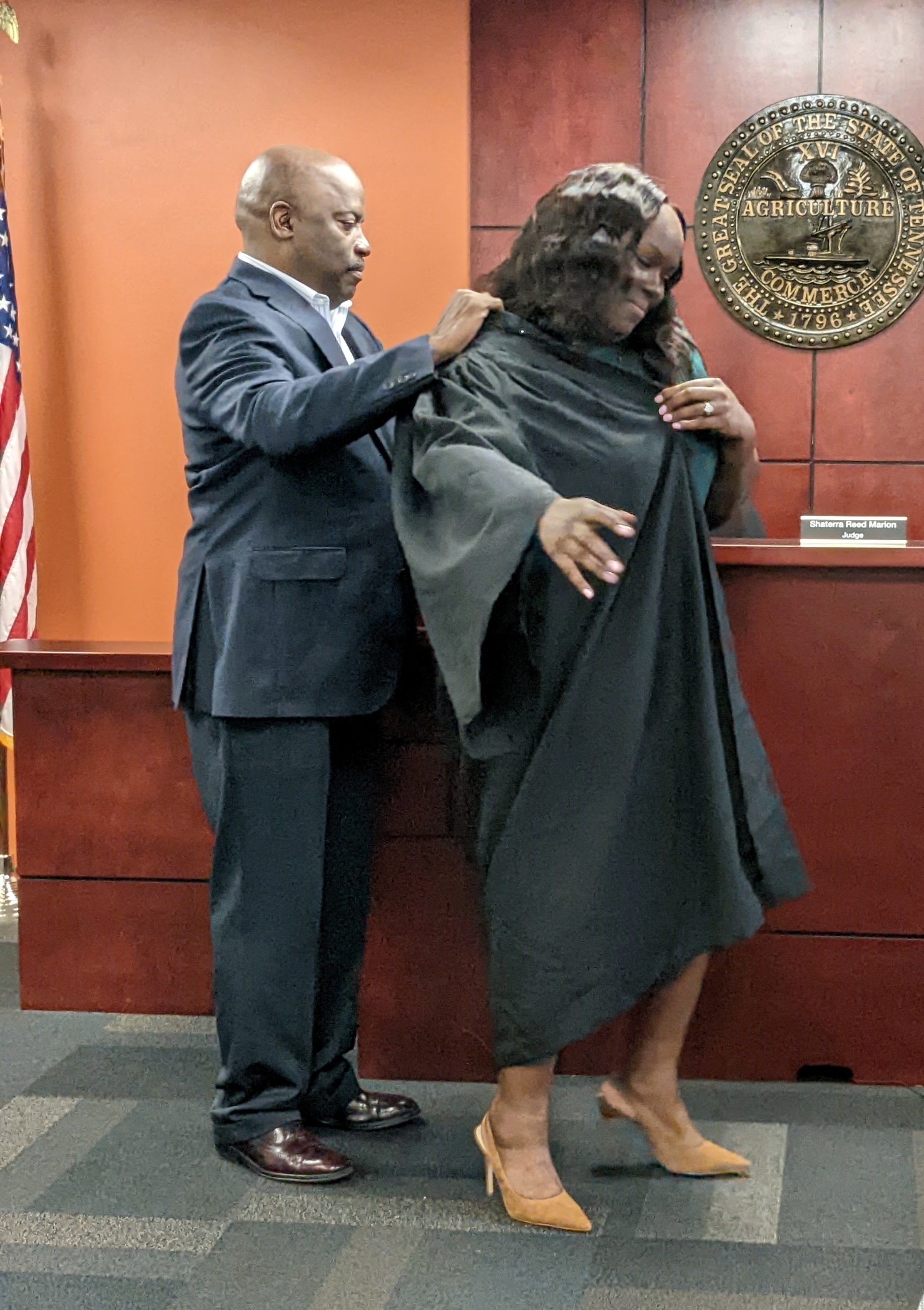 It’s Official! Judge Shaterra Marion is Sworn in – From the Bench